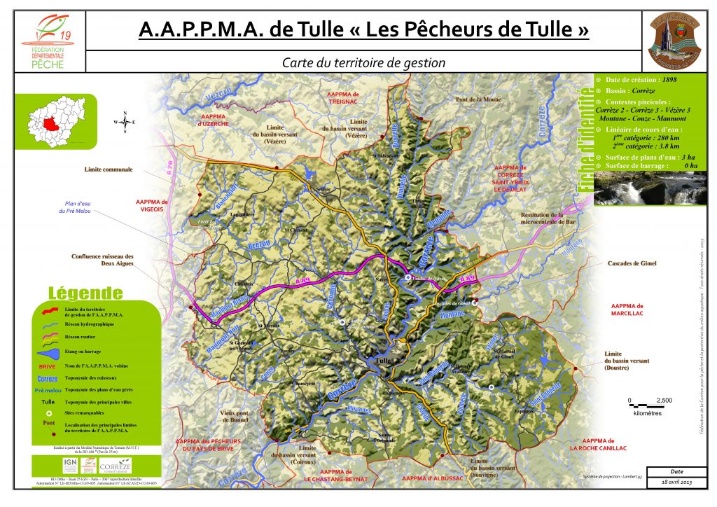 La carte du territoire – Les Pécheurs de Tulle